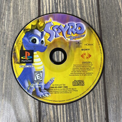 Spyro The Dragon Playstation 1 PS1 Game Disc Only | eBay