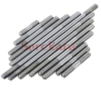 (10)Metric Thread M6*1.0/M8*1.25 304 Stainless Steel Studs Double ...