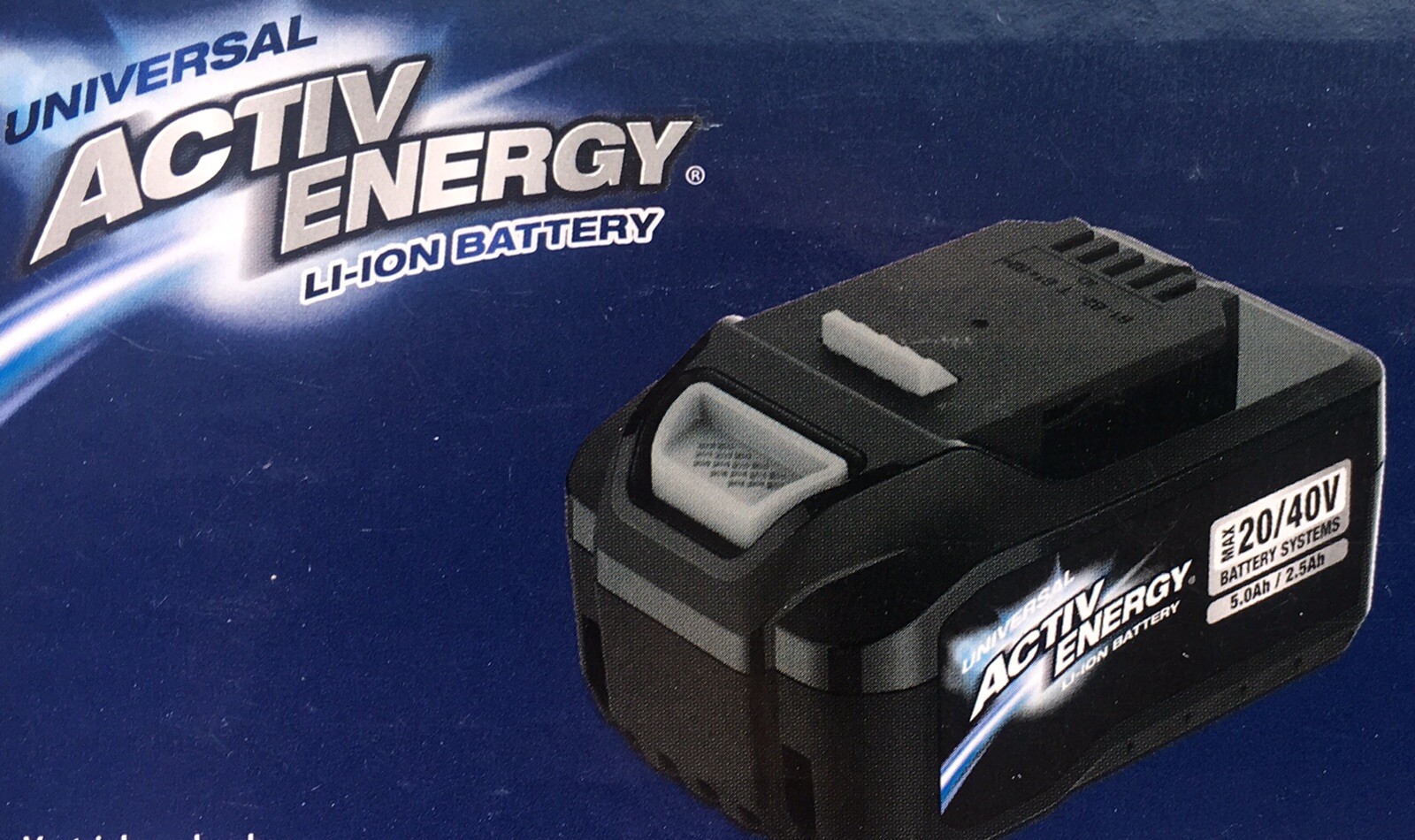 ACTIV ENERGY 20/40 V 5,0Ah / 2,5 Ah Li-Ion Akku für Ferrex Geräte ...