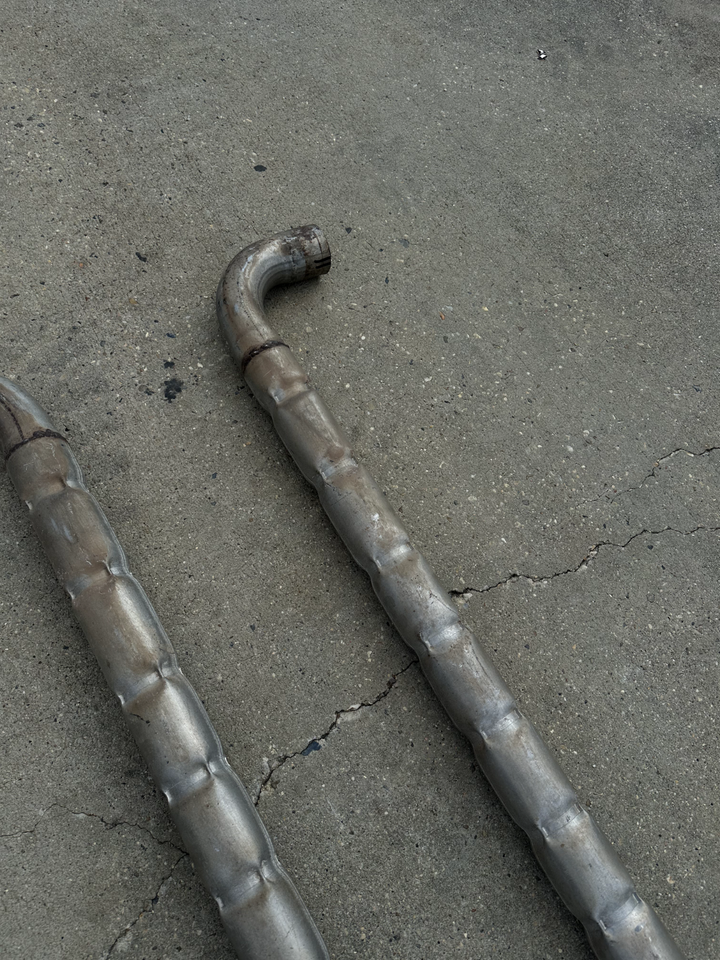 1963-1967 GM C2 Corvette LH RH 2.5" Side Exhaust Pipes Set of 2 ...