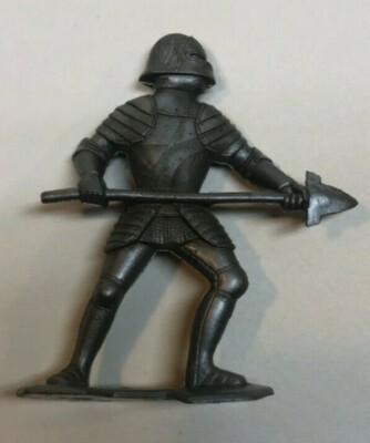 Vintage 1965 Plastic Toy Knight in Armor by Marx 2 1/4" tall | eBay