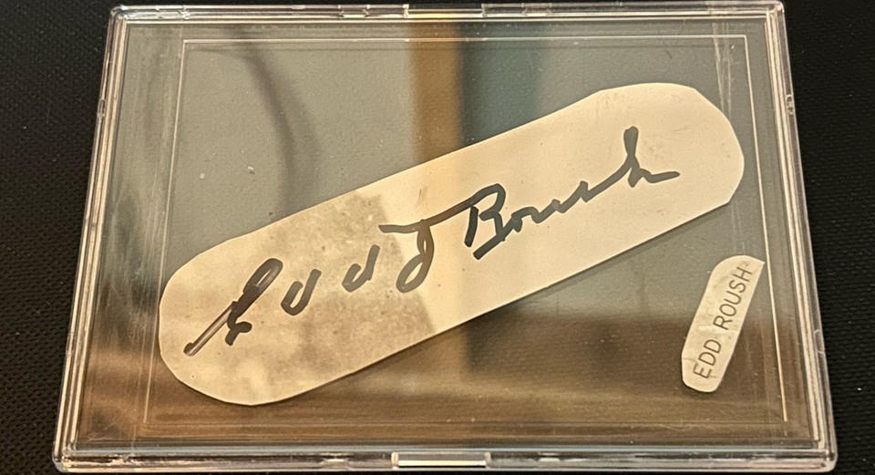 EDD ROUSH CUTOUT AUTO | eBay