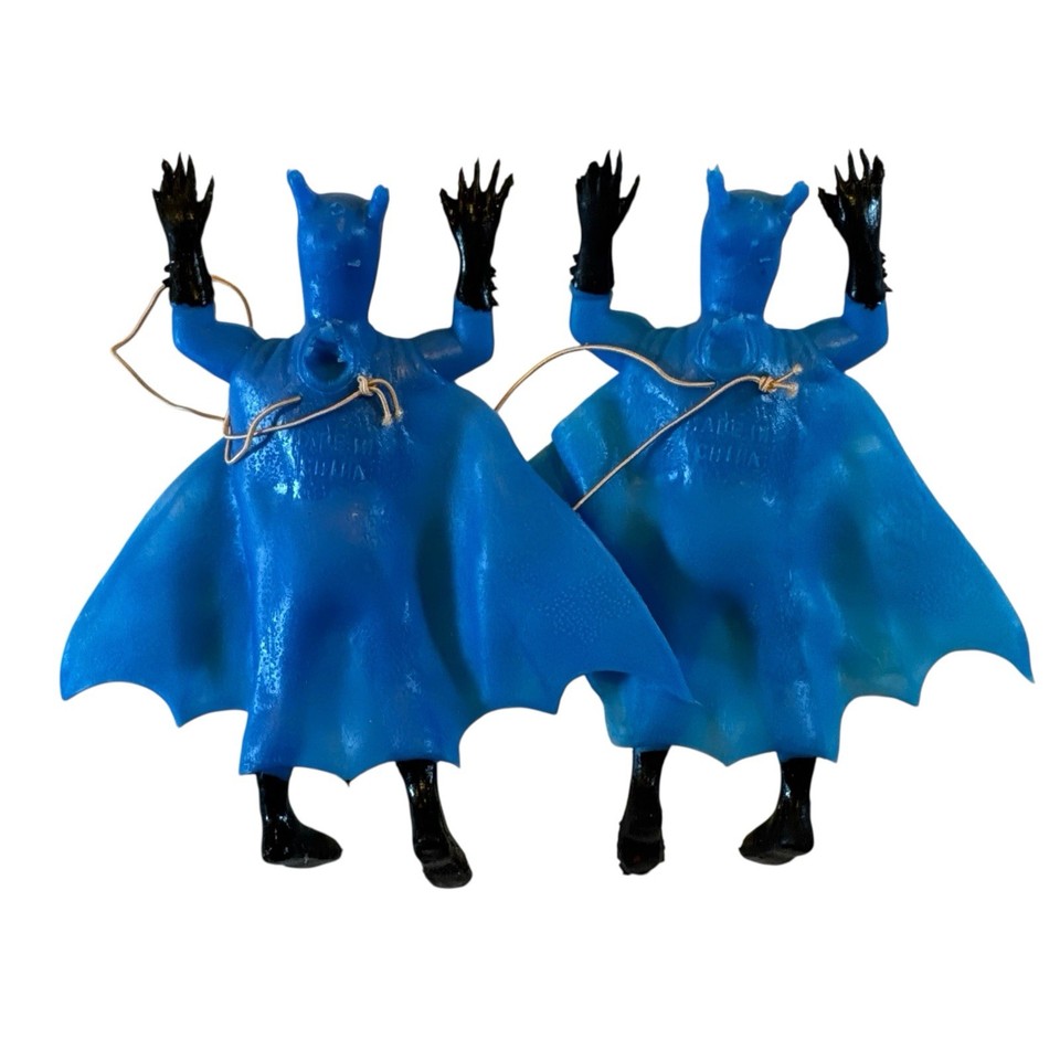 Batman Rubber Jiggler Knockoff Figure -Vintage - 80’s Heroes Of Action ...