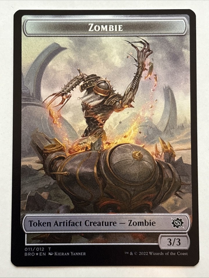 MTG The Brothers' War Powerstone / Zombie Token Foil 007/011 NM | eBay