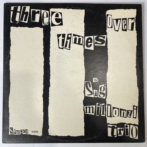 The Sig Millonzi Trio - Three Times Over Lp Stacey Private Milwaukee ...