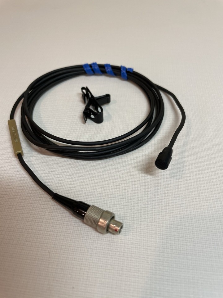 Used Sennheiser MKE 2-EW Gold Lavalier Microphone Black, 3-Pin LEMO ...