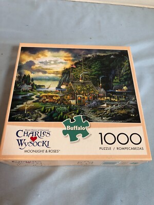 Charles Wysocki Moonlight & Roses 1000 Pc Puzzle #F70 | eBay