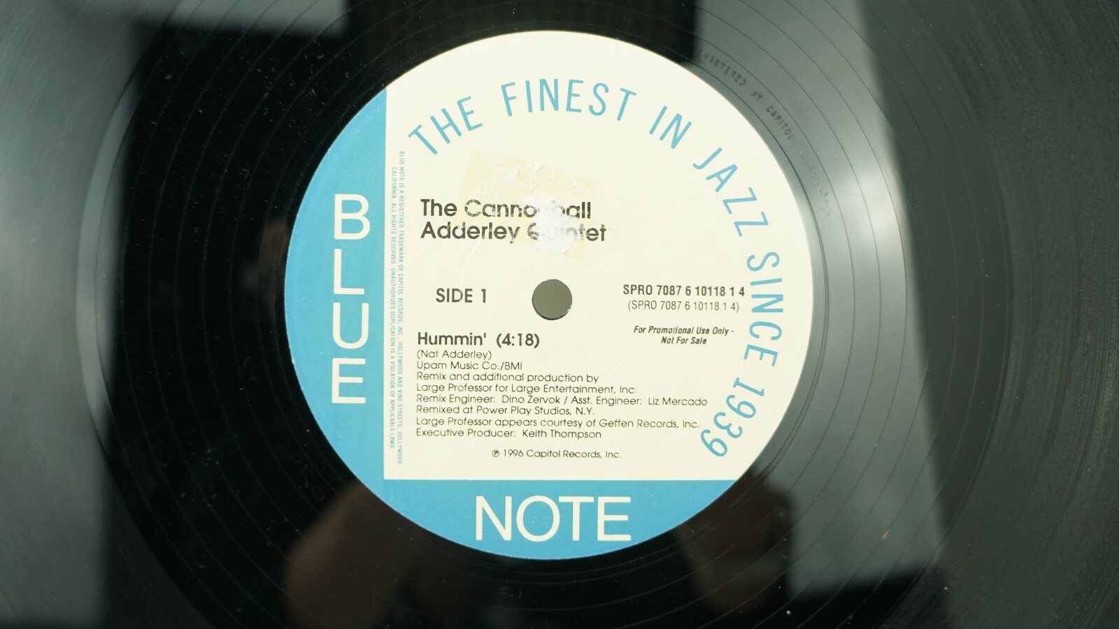 Blue Note The Finest In Jazz Since 1939 Vinyl Record 1996 Promotion Use ...
