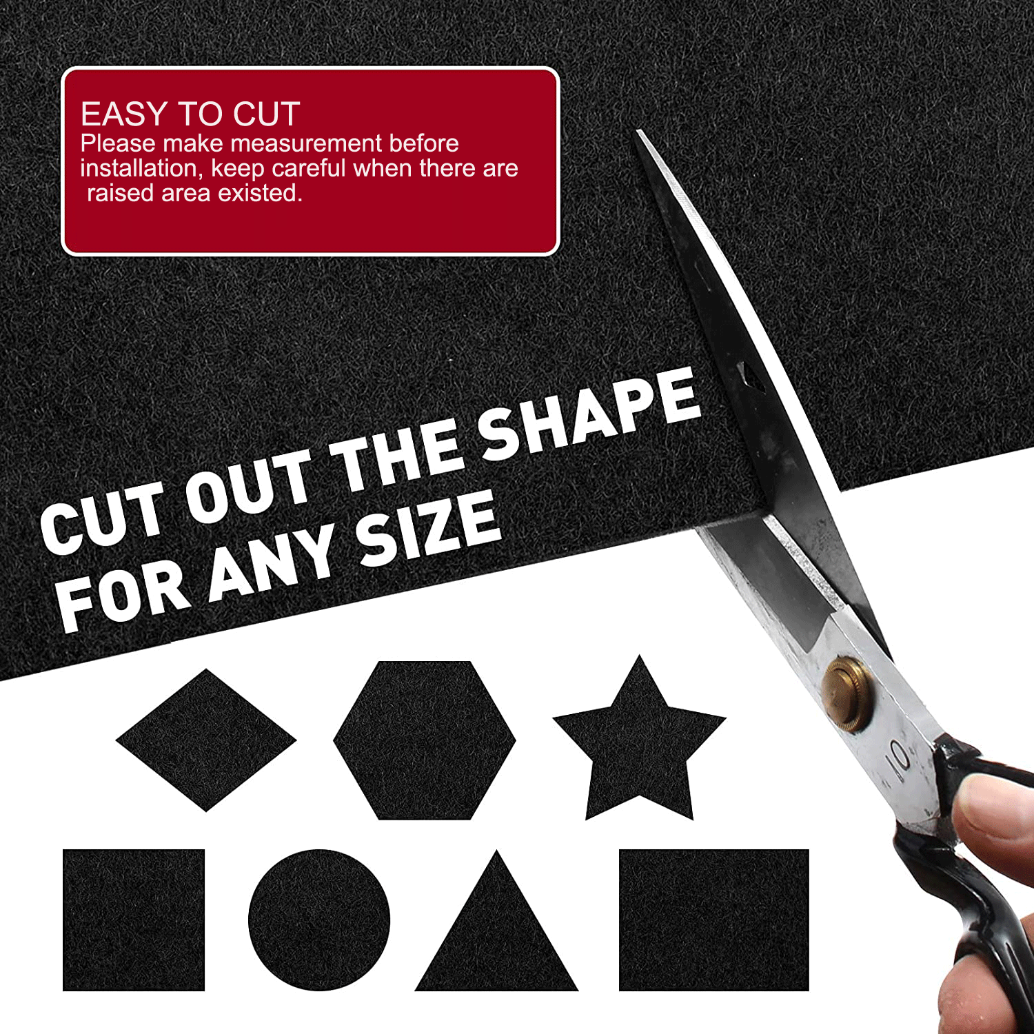 Easy Cut Vehicle Carpet Underfelt Underlay Van Interior Lining Felt ...