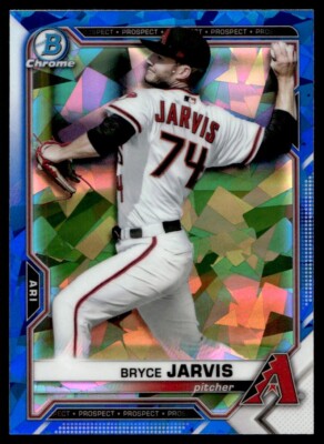 2021 Bowman Chrome Sapphire Bryce Jarvis G66 Arizona Diamondbacks #BCP ...