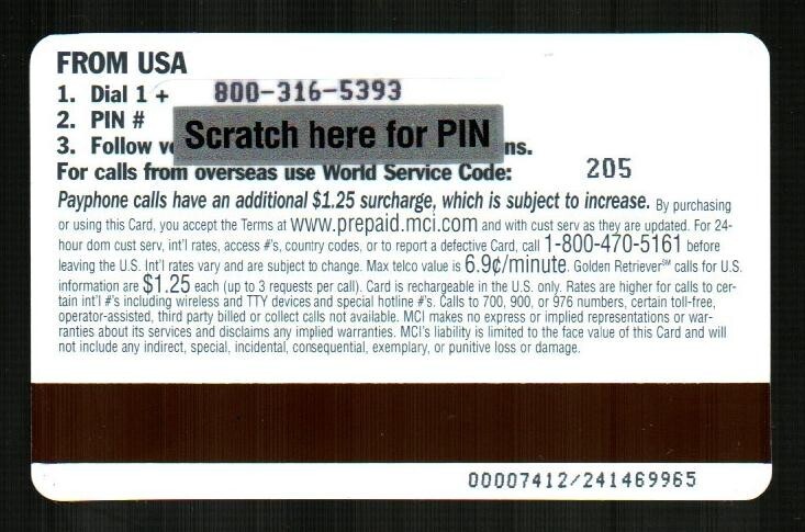 MCI Golden Retriever, World Globe ( 1999 ) Phone Card ( EXPIRED ) | eBay
