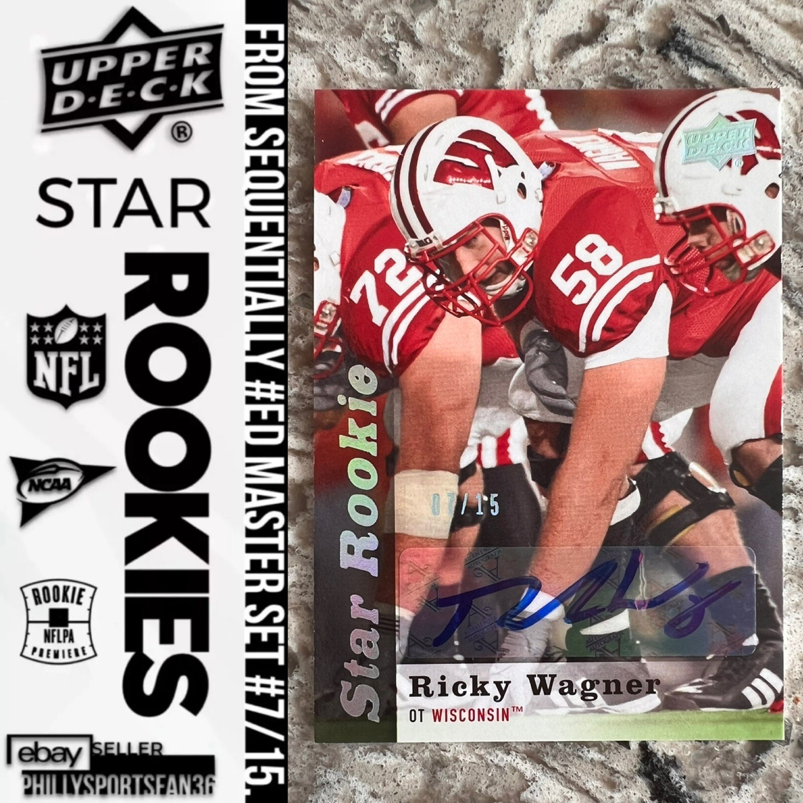 2013 Upper Deck Star Rookie Ricky Wagner #124 RC Auto Autograph SSP 7/ ...