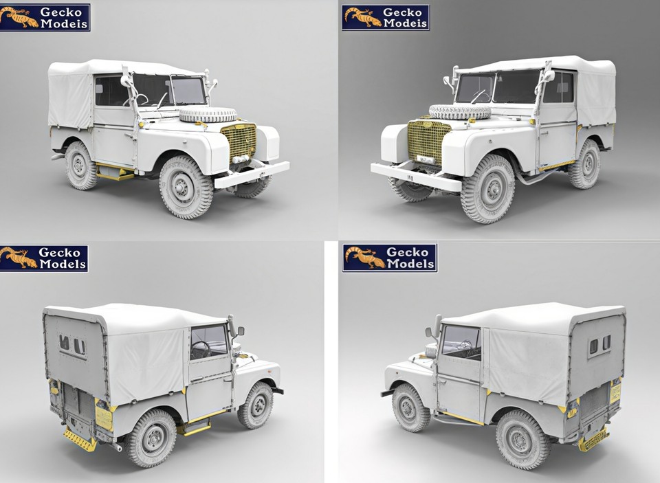 Gecko Models 35GM0062 FV18001 Mk.I 80in 4x4 Utility Vehicle w/Canvas ...