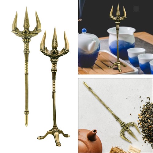 Trident Decor Copper Animal Statue Miniatures Brass Ornament Statue | eBay