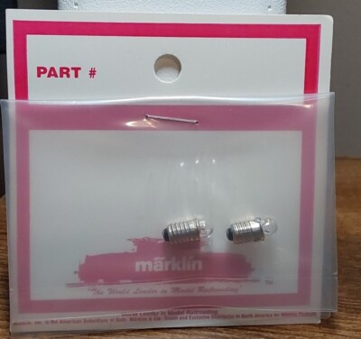 Marklin Model Train 1.8V E5.5 Base Clear Bulb #600190 (2/pkg) NISP | eBay