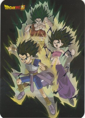 Lamincards Dragon Ball S Platinum FX CABBA SS CAULIFLA SS2 KALE SS2 N ...