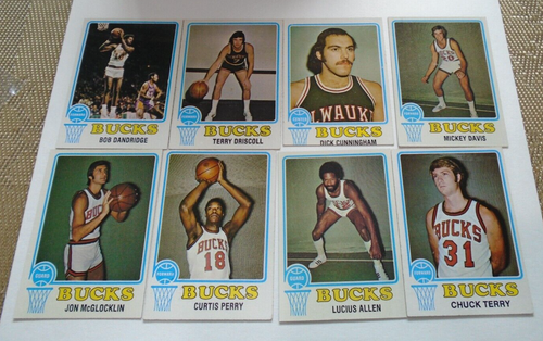 Bucks 8 Team players 1974 Topps Basketball card NBA | eBay