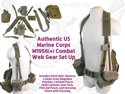Vintage Vietnam Korea Military M1956 LBE Combat Tactical Gear Authentic ...