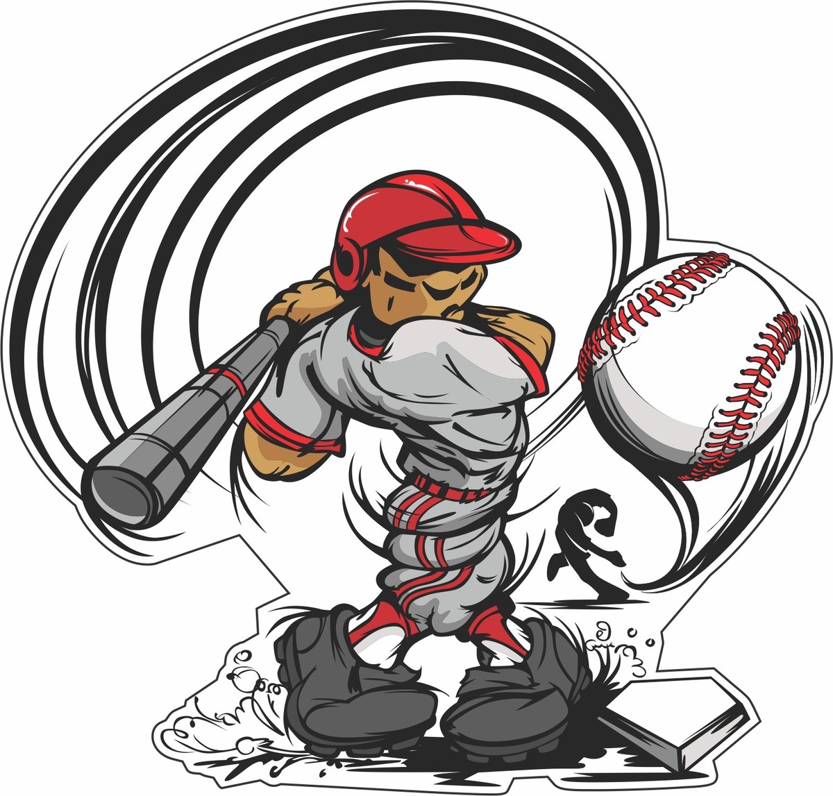 Cartoon Baseball Ball