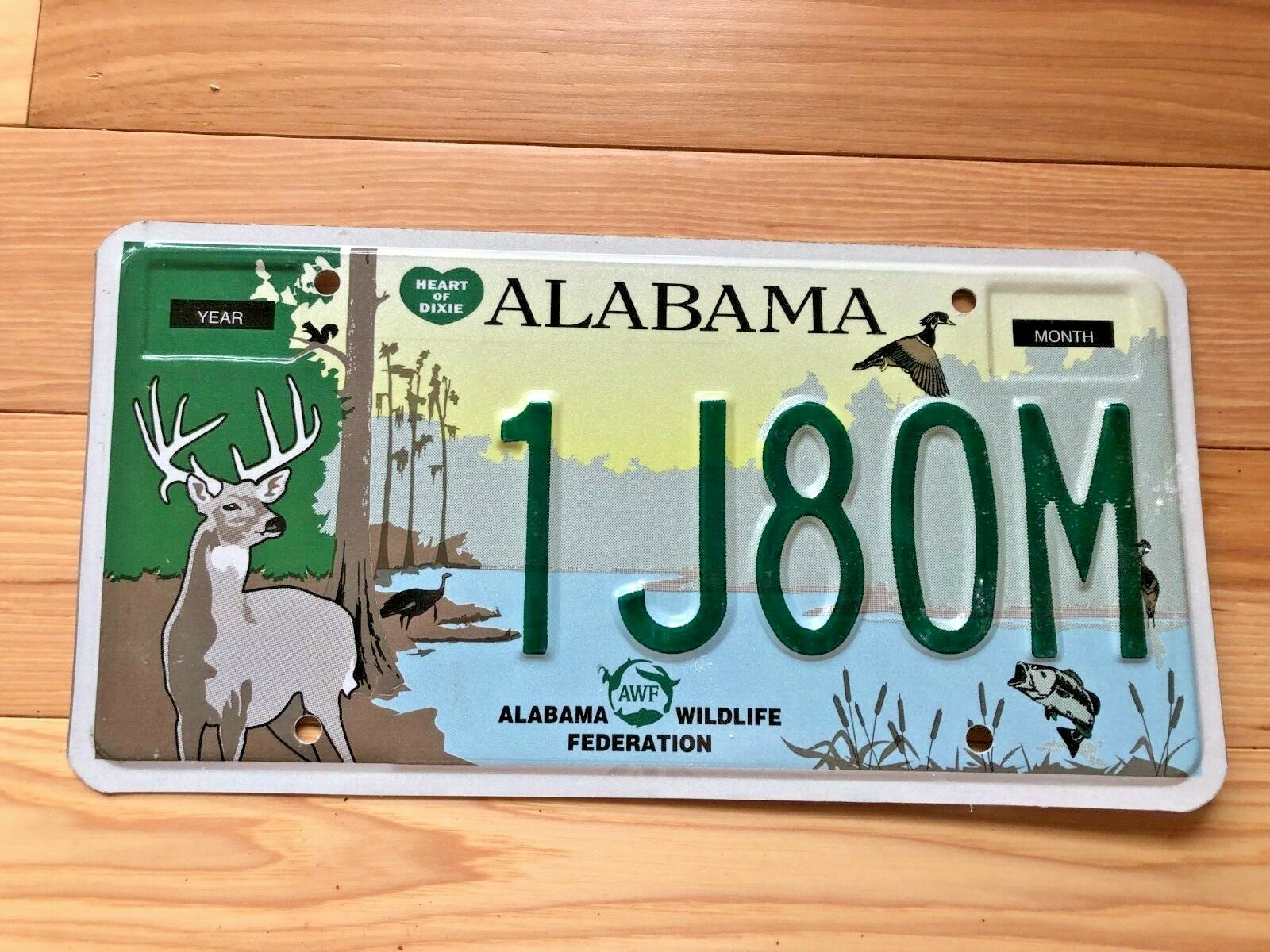 Alabama Wildlife Federation License Plate | eBay