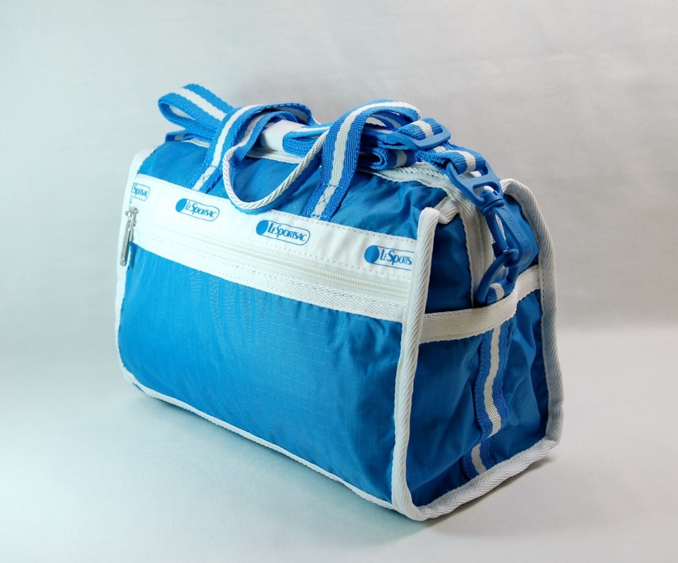 NWT LeSportsac DELUXE MINI DUFFEL "Spectator Azure" STK#E 191391301934 ...