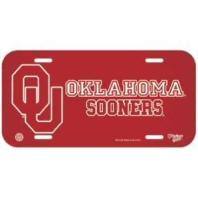 Oklahoma Sooners Plastic License Plate | eBay