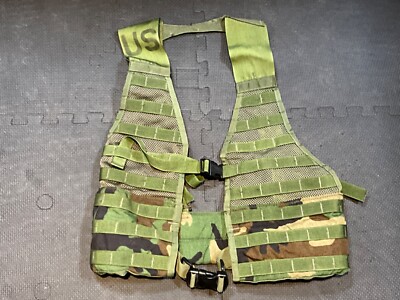 USGI MOLLE II Fighting Load Carrier Woodland Camouflage M81 FLC | eBay