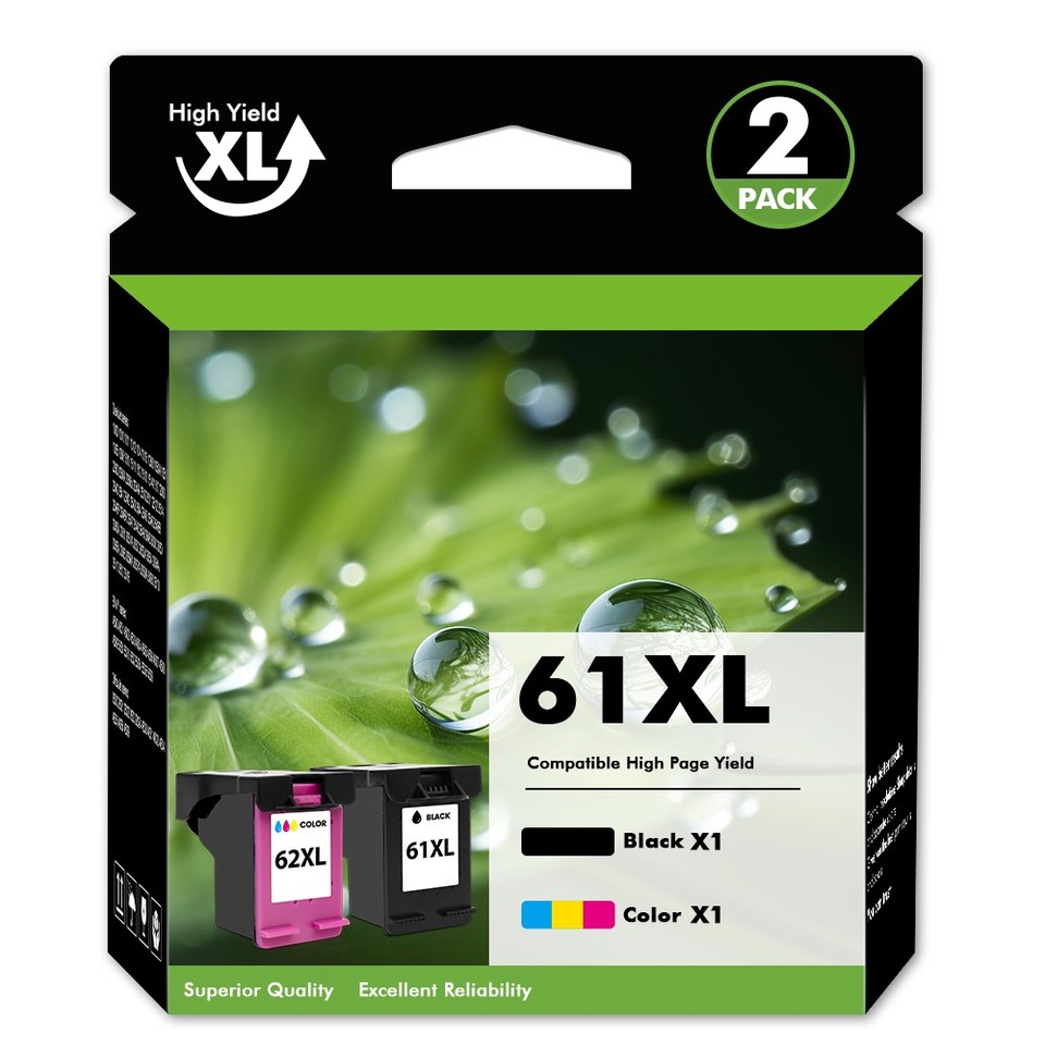 61XL 61 XL Ink Printer Cartridges For HP ENVY 4500 4501 4502 5530 5531 ...
