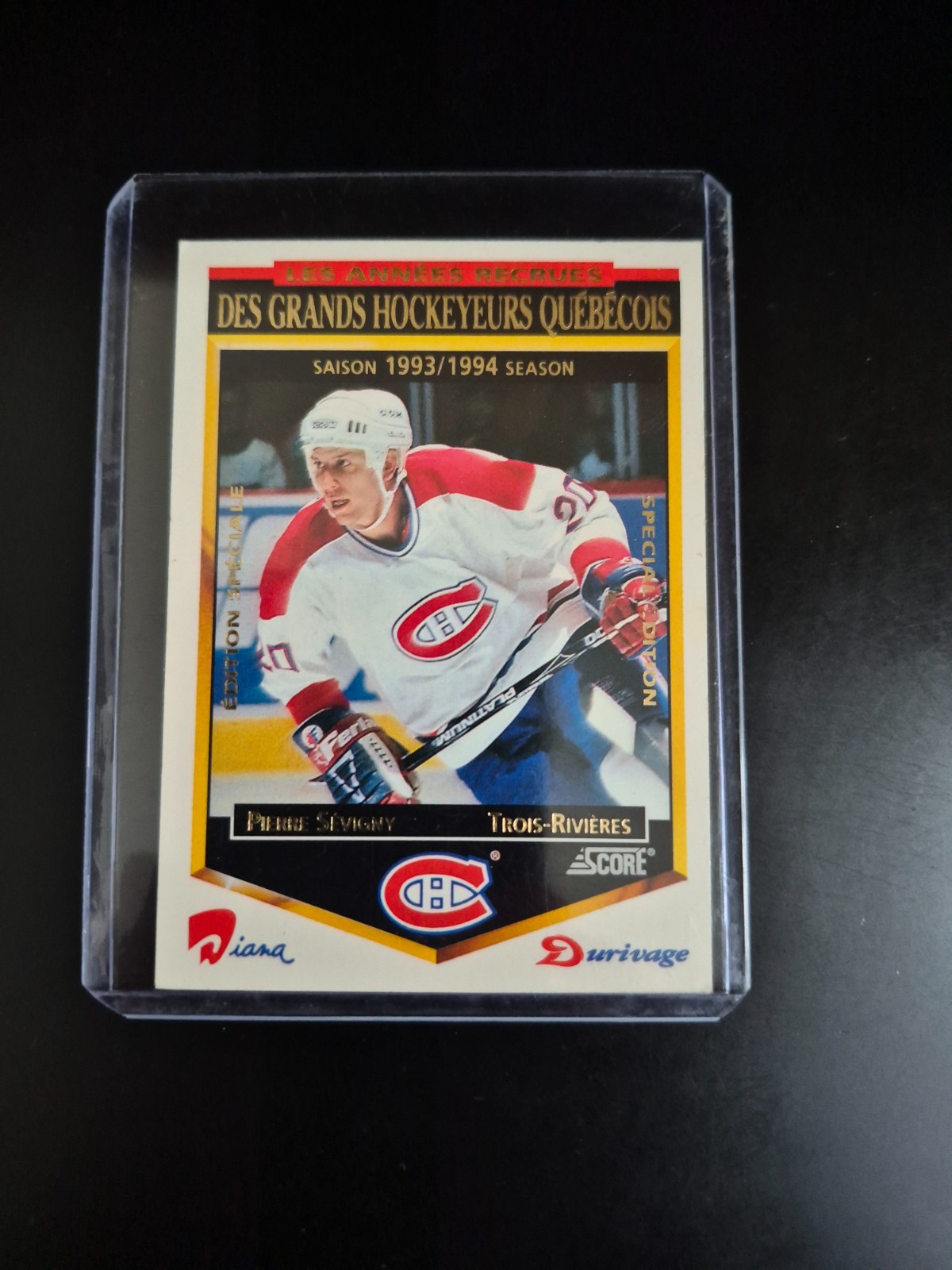 1993-94 Durivage Score # 2 PIERRE SEVIGNY MONTREAL CANADIENS | eBay