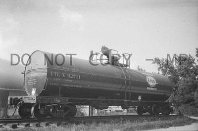74. ORIG NEG Union Tank Line UTLX 92711 tank car with Esso herald built ...
