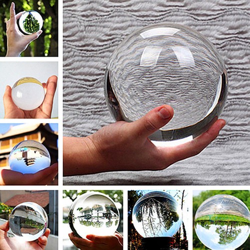 Natural Quartz Clear Magic Crystal Healing Ball Sphere 40mm 80mm 100mm ...