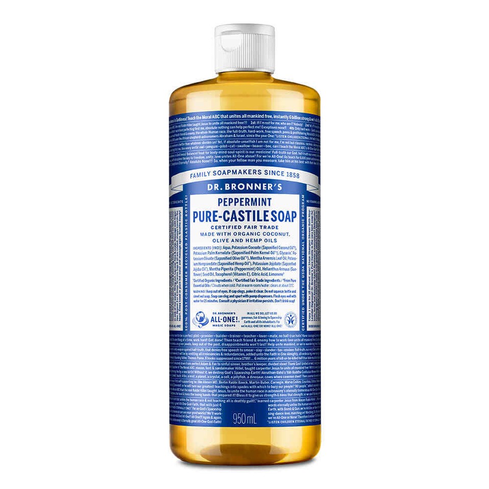Dr.Bronner's PURE-CASTILE SOAP 950ML (12 TYPES) | eBay