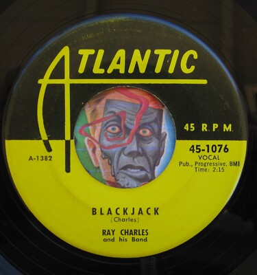 HEAR Ray CHarles 45 Blackjack / Greenbacks ATLANTIC 1076 EX R&B soul blues | eBay