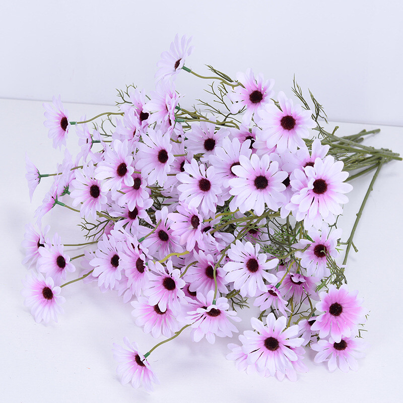 Artificial Silk Fake Daisy Flowers Bouquet Wedding Party Home outdoor ...