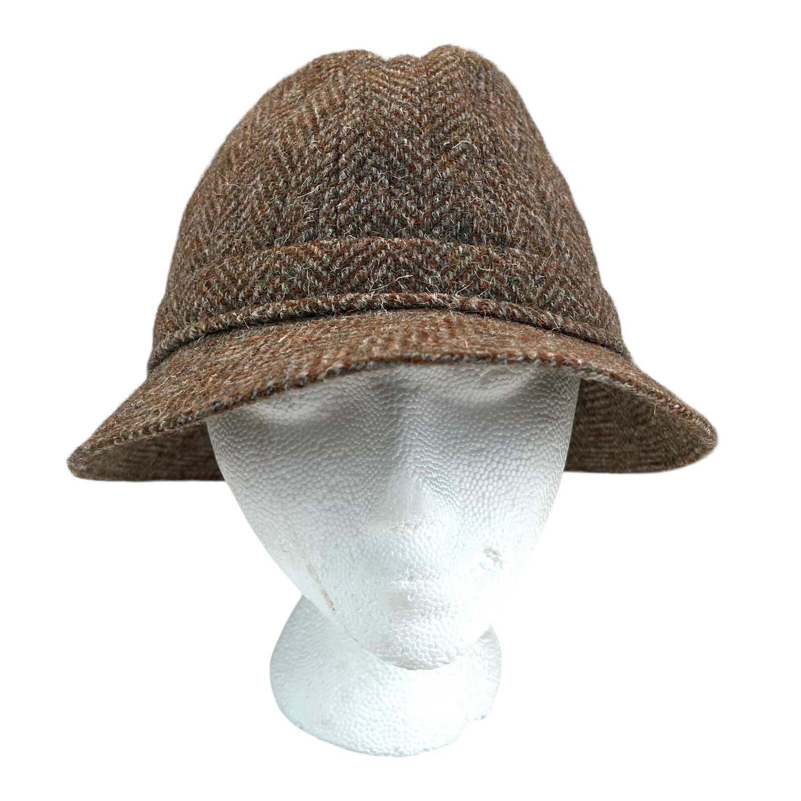 Christy’s London Hat Mens 7 1/8 58 Gillie Brown Wool … - Gem