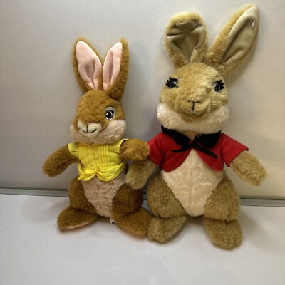 peter rabbit flopsy & Mopey plush From 2018 2020 Movie 13 Tall | eBay UK