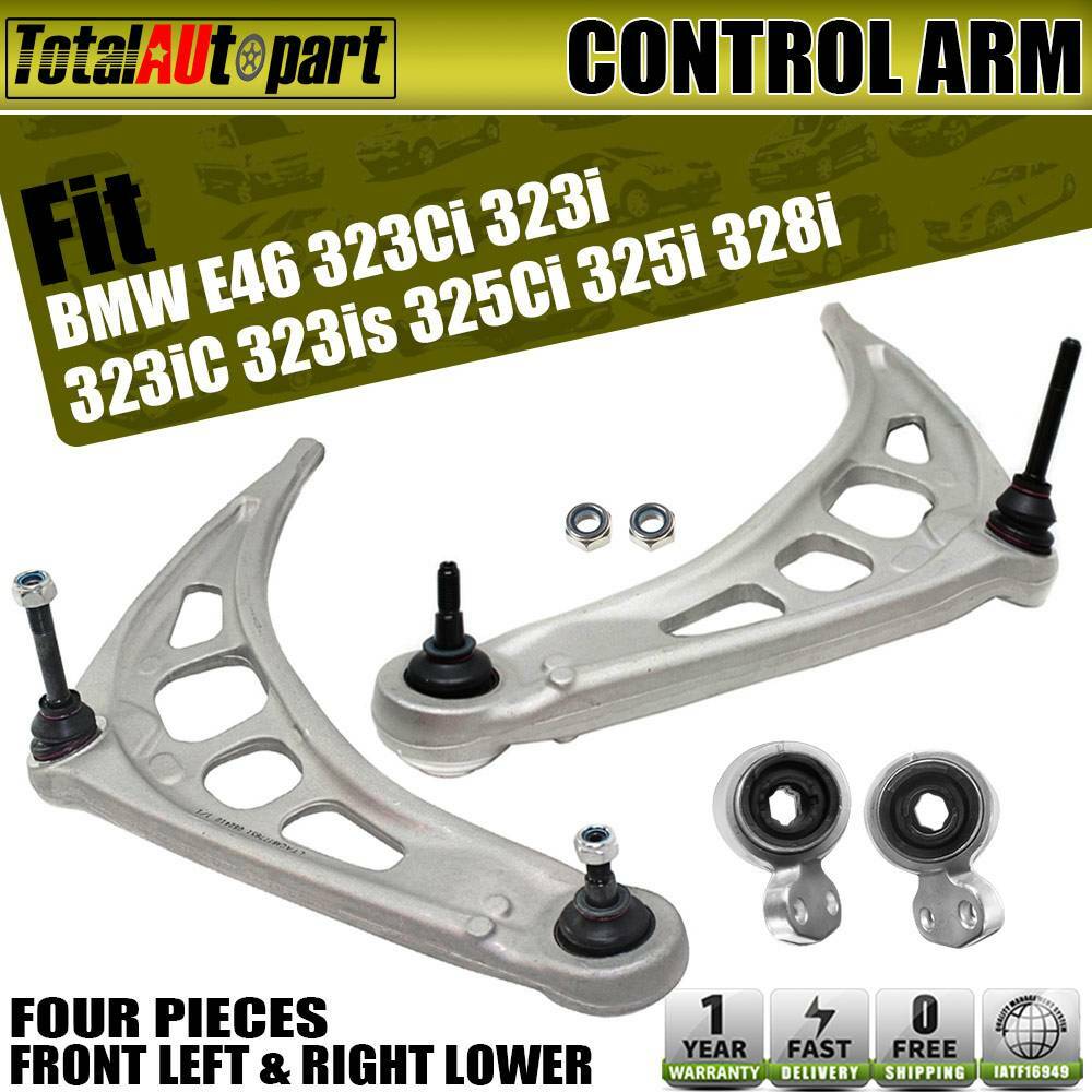 Front Lower Suspension Control Arms Bushing Kits for BMW E46 323i 325Ci ...