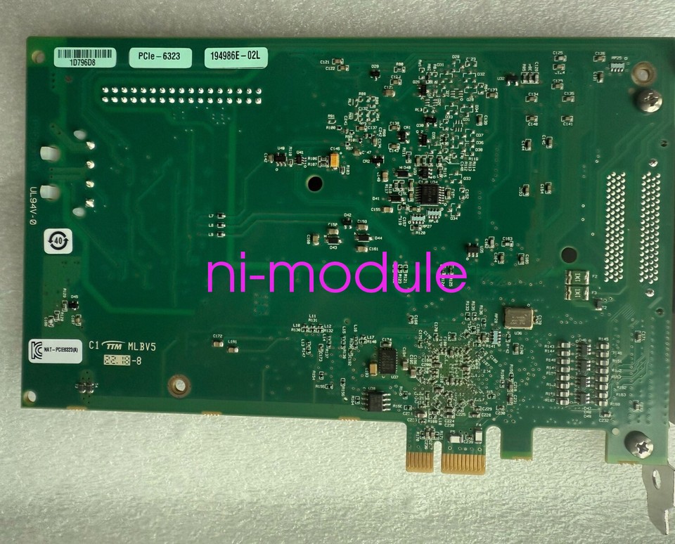 National Instruments PCIe-6323 NI DAQ Card, X-Series, Multifunction | eBay