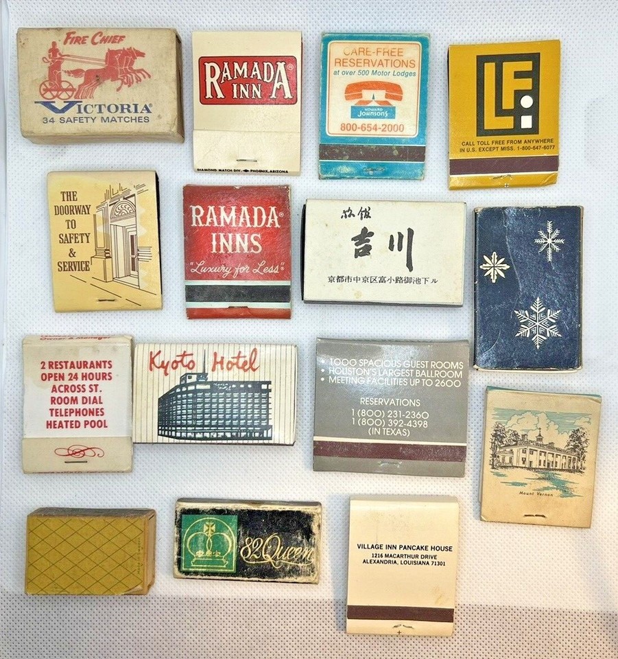 Intact Matchbook - Vintage Match Book & Cover - FREE SHIP - box matches ...