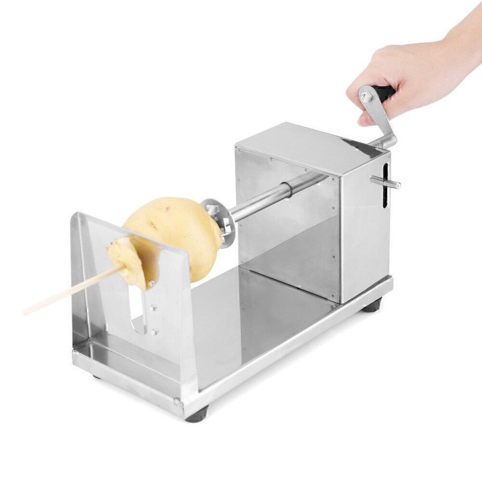 Spiral Potato Slicer Chipper Potato Chips Cutter Machine Tornado ...