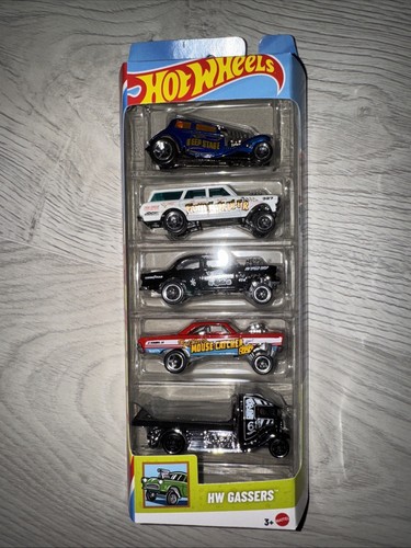Hot Wheels HW Gassers 5 pack Chevy Bel Air & Nova, Mercury Comet ...