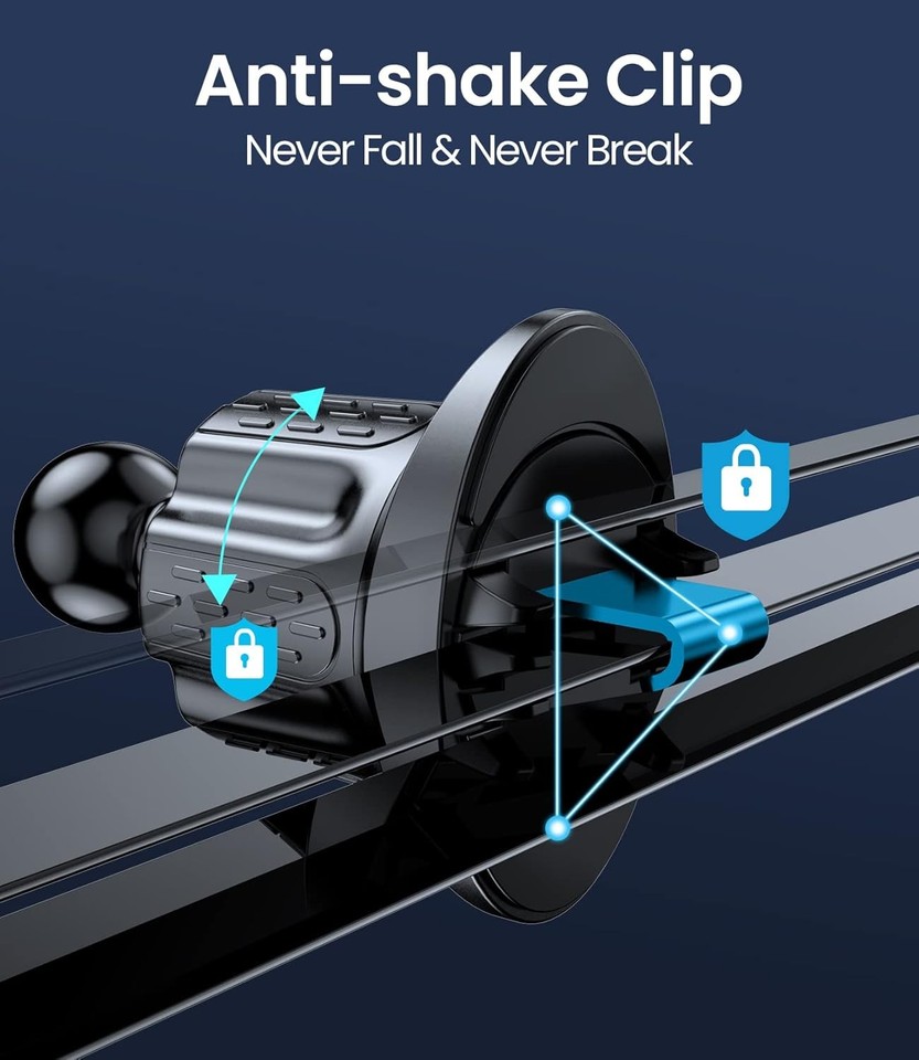 MOKPR Car Air Vent Clip for Diameter 0.67inch （17mm） Joint Ball Cell ...