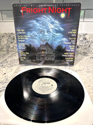 FRIGHT NIGHT OMP Soundtrack Vintage 1985 LP Vinyl Album Record Horror ...