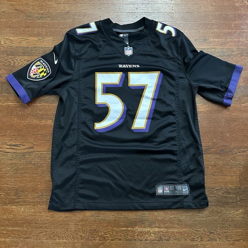 Nike On Field Baltimore Ravens CJ Mosley #57 Jersey Size Large Football ...