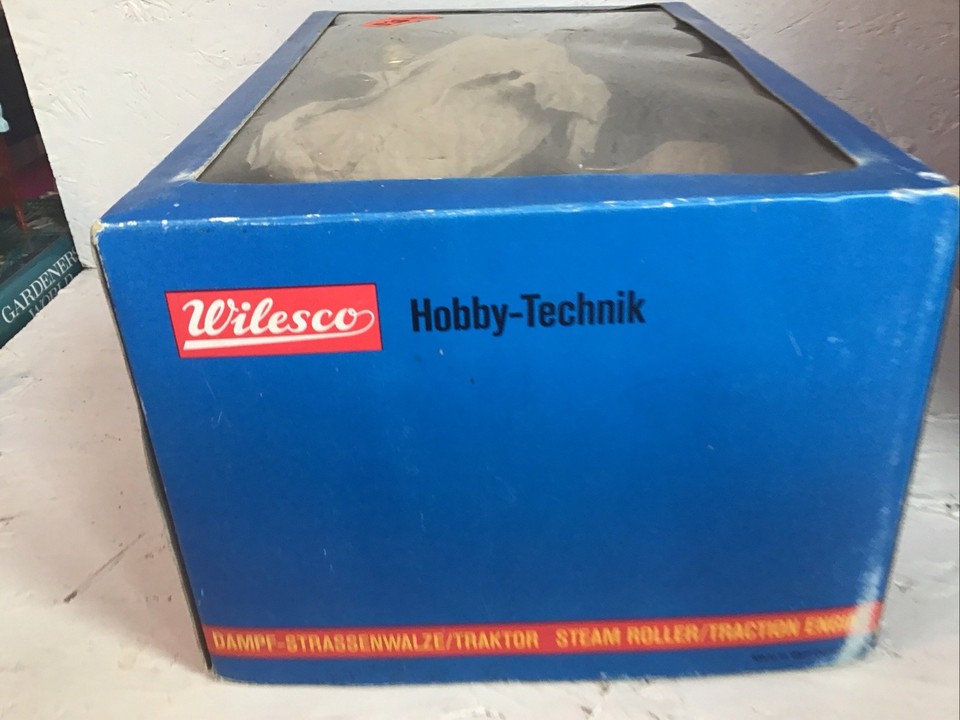 Wilesco D36MS live steam Traction Engine - Solid brass, boxed and c ...