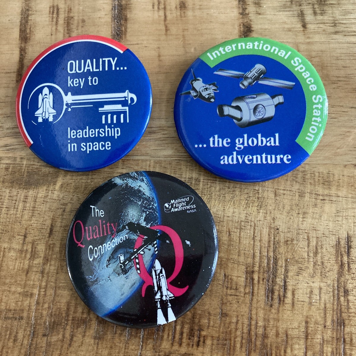 Nasa Spaceship Buttons