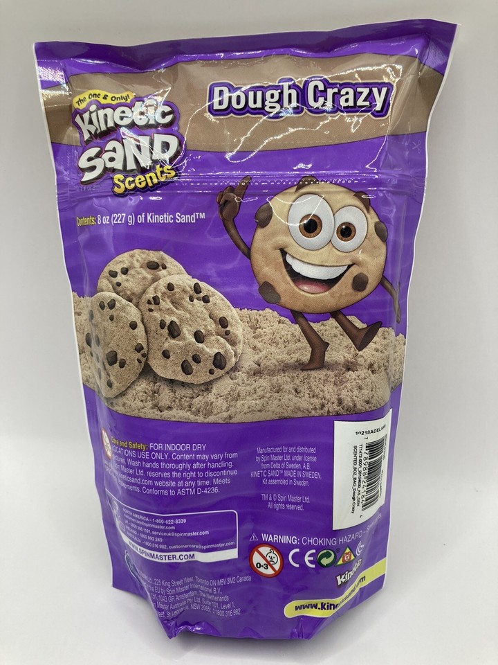 Kinetic Sand Scents Dough Crazy 8 Oz Bag Scratch & Sniff Made With ...
