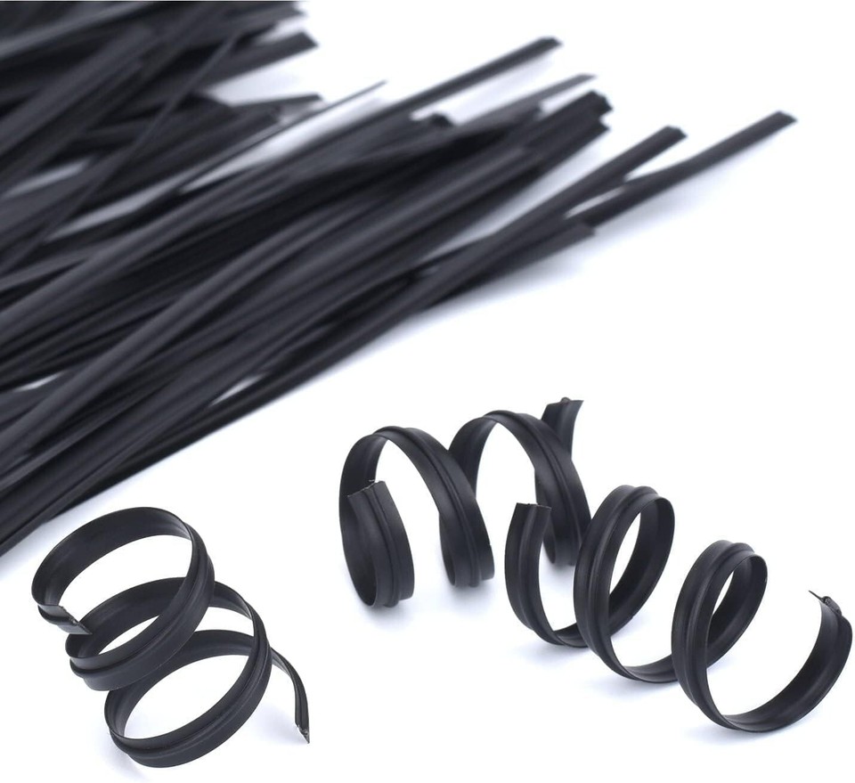 400 Pcs 5" Reusable Twist Ties – Heavy-Duty Plastic-Coated Wire Ties ...