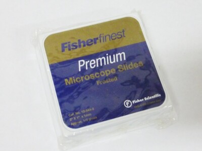 Fisher Finest Premium Frosted Microscope Slide 12-544-3 | eBay