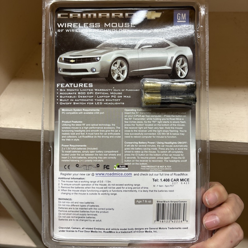 Camaro Wireless USB Mouse | eBay